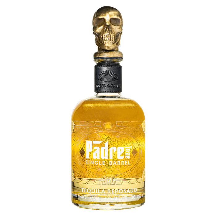 Padre Azul Reposado Single Barrel Tequila with Glasses