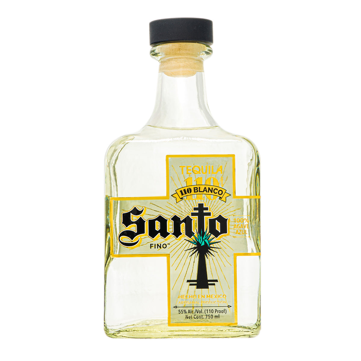 Santo Blanco 110 Proof Tequila