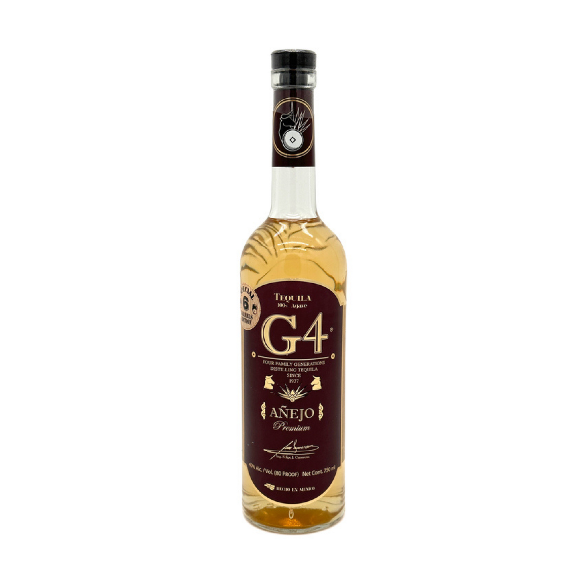 G4 Tequila Anejo Special 6 Barrels Edition