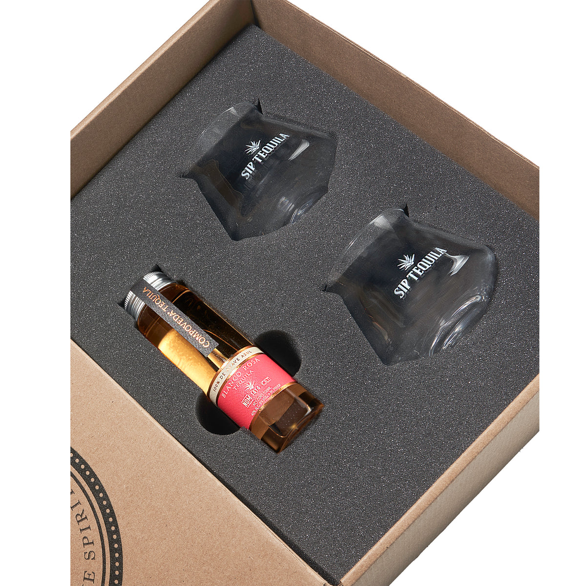Compoveda Rosa Tequila Tasting Kit 100ml w/Tasting Glasses