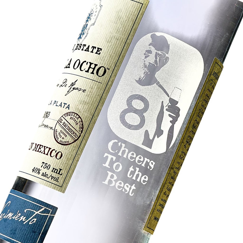 Tomas Estes Tribute Ocho Plata Blanco Tequila 2022