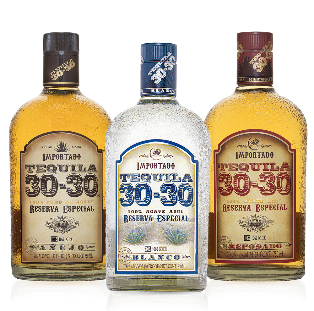 30-30 Tequila Family Collection | Blanco, Reposado & Anejo