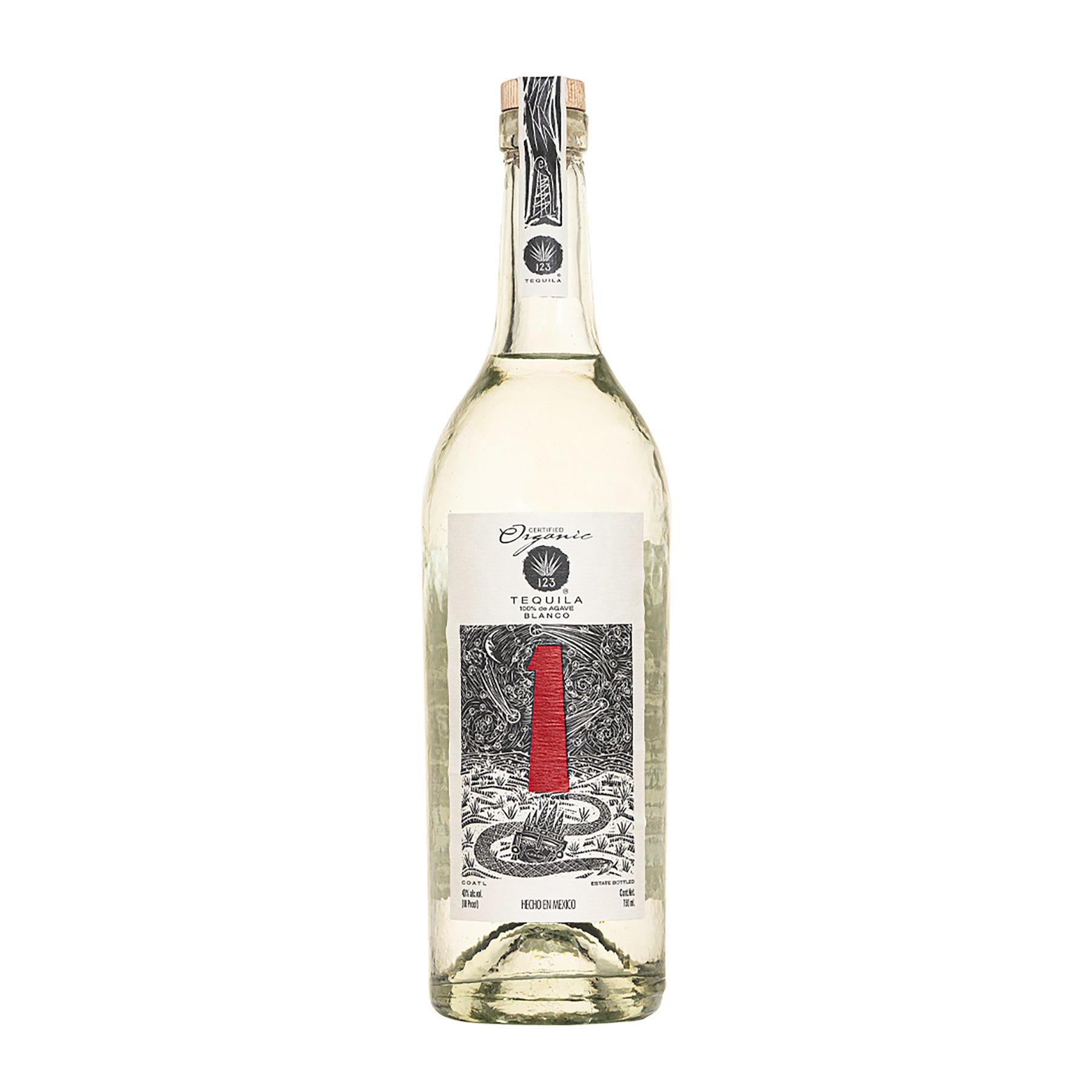 123 Organic Tequila Blanco Uno | Sip Tequila